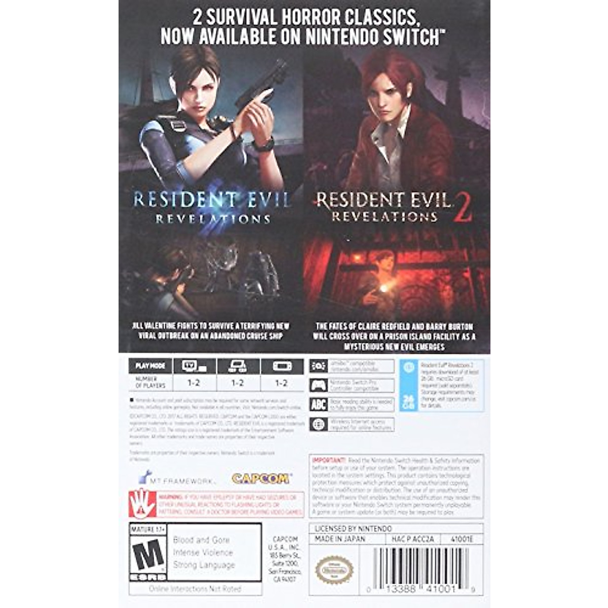 Resident Evil Revelations Collection - Standard Edition - Nintendo Switch
