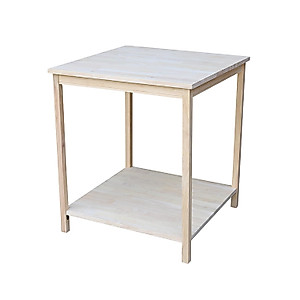 International Concepts Table For Connecting Desks, Unfinished