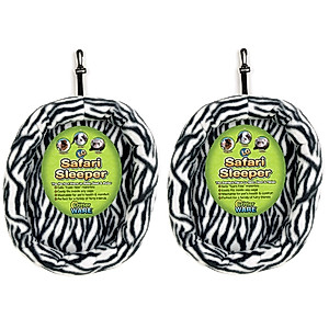 (2 Pack) Ware Manufacturing Fuzz-E-Bed Safari Sleepers, Large, Colors May Vary