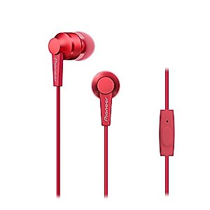 Pioneer SE-C3T-R RED in-Ear Wired Headphones