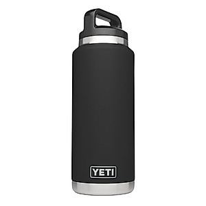 YETI Rambler 36oz Vacuum Insulated Stainless Steel Bottle with Cap (Stainless Steel) (Black)