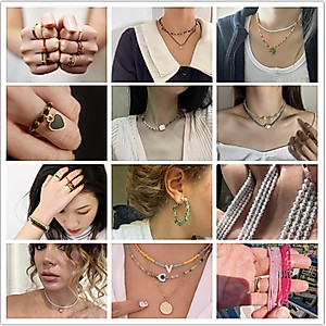 St.Kunkka Crystal Glass Beads for Jewelry Making, 1000pcs 4mm Mixed Color Faceted Rondelle Crystal Beads Austria Round Shape Loose Spacer Beads for DIY Women Bracelet Necklace (Blue Series)