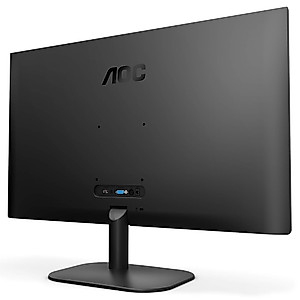 AOC 27B2DA 27 inch IPS Monitor - Full HD 1080p, 4ms Response, Built In Speakers, HDMI, DVI