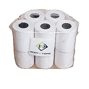 2 1/4" x 85' White Thermal Paper Credit Card & Cash Register Tape - Pack of 10 Rolls