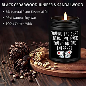 Gifts for Him,Anniversary Romantic Gifts for Him Boyfriend Husband,Funny Birthday Thanksgiving Christmas Valentines Day Gifts for Him Boyfriend Best Friends Men Dad Male,Candles Gifts for Men Him