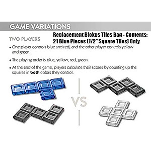 Blokus Game Replacement Parts ~ 21 BLUE PIECES