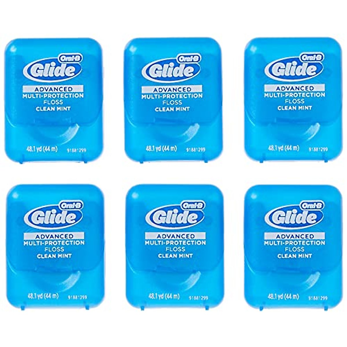 Oral B Glide Pro Health Advanced Multi Protection Floss Clean Mint (Netcount 6 Pack), 6 Count (Pack of 1)