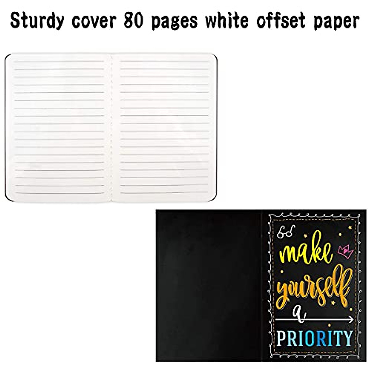 FANCY LAND Inspirational Notepads Pocket Notebooks Mini Small Motivational Journal for Kids Teens 80 Lined Pages A6