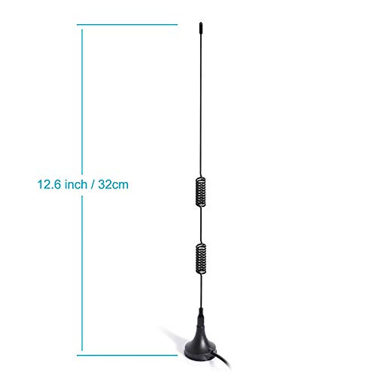 Bingfu Magnetic Base FM Radio Antenna FM Antenna and AM Loop Antenna for Pioneer Onkyo Yamaha Marantz Indoor Digital HD Radio FM Bluetooth Home Stereo Receiver AV Audio Video Home Theater Receiver