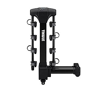 Thule Apex XT Swing Away Hanging Hitch Bike Rack, 4 Bike, Perfect for Traveling with Multiple Bikes - Quick, Tool-Free Installation, Suitable for a Wide Variety of Bike Sizes and Frame Styles