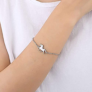 Jewelkeeper Cotton Candy Unicorn Music Box & Little Girls Jewelry Set - 3 Unicorn Gifts for Girls - Jewelry Box for Girls