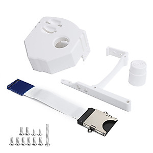 Memory Card Mount Kit, 3D Print Extension Memory Card Extender Adapter Mount Kit for Dreamcast Holder Gdemu, Effective Ventilation and Heat Dissipation(White)