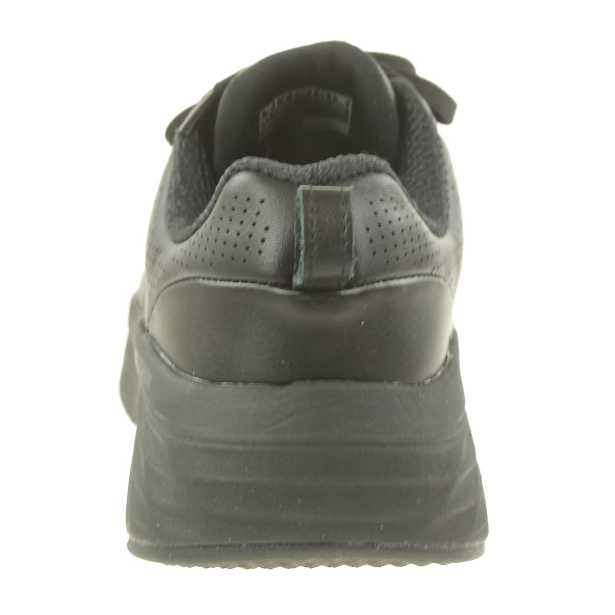 Skechers Women's Max Cushioning Elite-Step Up Sneaker, Black/Black 7.5 Wide US