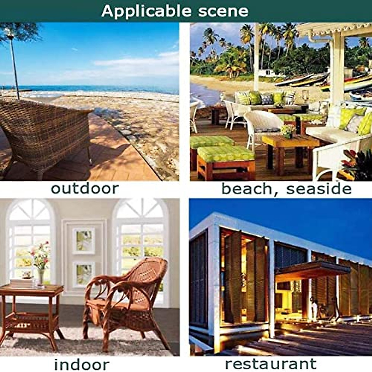 ENPAP Round Rattan Woven Serving Tray Rattan Floating Breakfast Tray with Handles,Swimming Pool Floats,for Pool Serving Drinks,Brunch,Food on The Water (Color : Black, Size : 80cm)