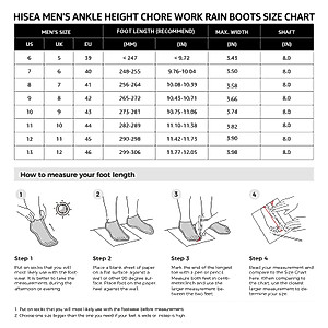 HISEA Excursion Pro Men's Rain Boots Ankle Height Rubber Neoprene Hunting Boots Waterproof Insulated Outdoor Mud Shoes for Hunting Gardening Farming Hiking Camping and Yard Working, Size 10 Camo