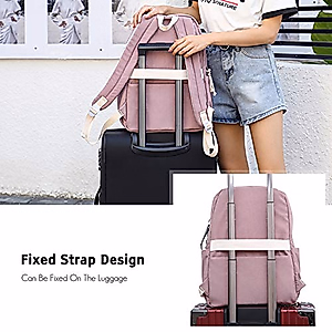 FANDARE Casual Daypacks Backpacks Lover School Bag Girls Boys College Backpack Knapsack Bookbag for Women Men Teens Outdoor Travel Shopping Work Campus Rucksack Durable Nylon Blue