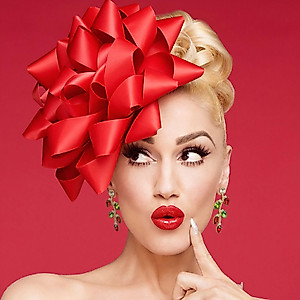 INNERDIVA Colorful Christmas Light Bulb Earrings Christmas Dangle Stud Earrings Holiday Earrings for Women