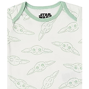 Amazon Essentials Disney | Marvel | Star Wars Unisex Babies' 6-Piece Outfit Set, Pack of 6, Star Wars The Child, 6-9 Months