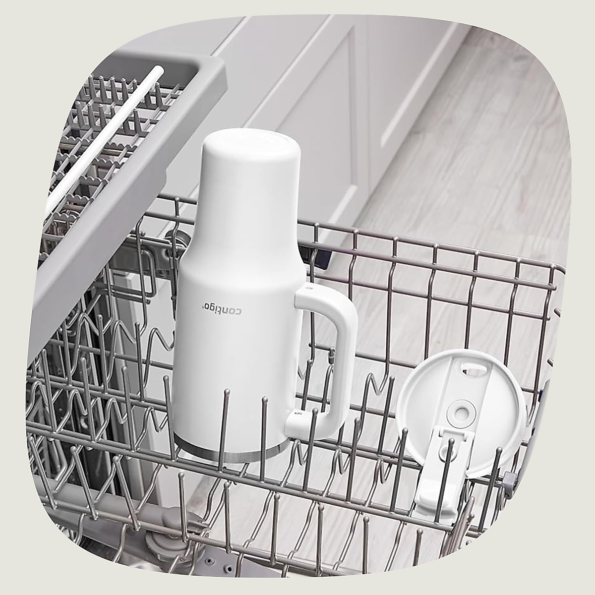 Contigo Streeterville Tumbler 1200 ml with Handle | Stainless Steel Vacuum Insulated Water Bottle with Straw and Lid | Cold for 29 Hours | Travel Mug | Thermal Flask | BPA Free