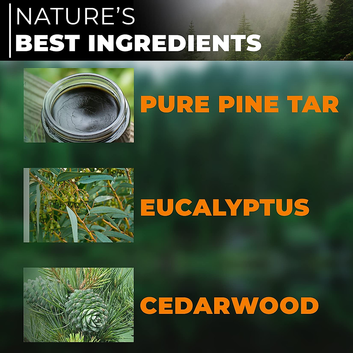 Pine Tar Soap for Men, 4oz Scented Pure Pine Tar Bar Soap for Man – All Natural Cleansing Body Wash & Face Cleanser for Itchy Skin, Eczema, Psoriasis – Manly Smelling Skincare Handcrafted in the USA