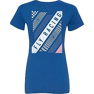 Fly Racing 356-0081M Women's Fly Pulse Tee Blue Md