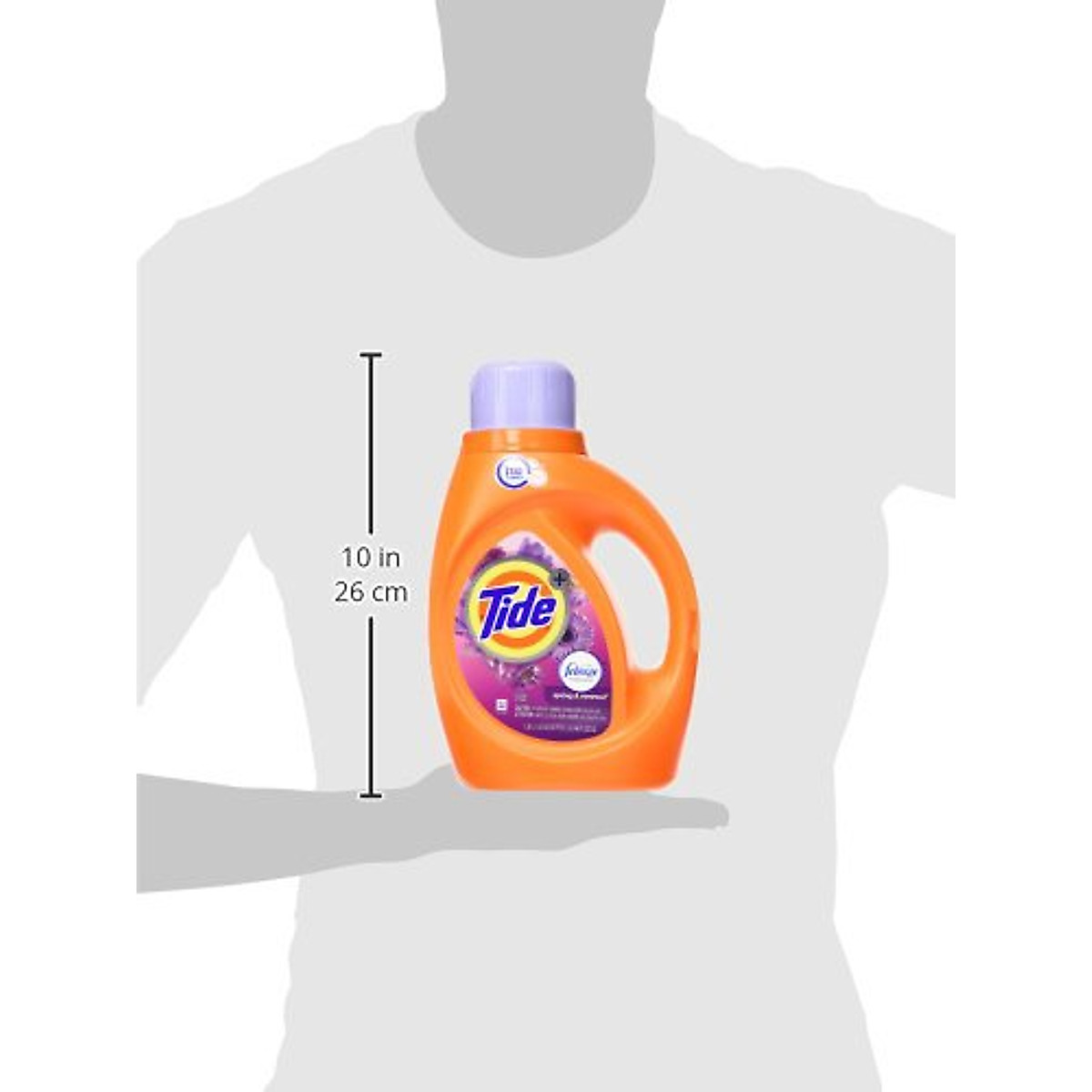 Tide HE Liquid Laundry Detergent, Spring & Renewal, 46 Ounce