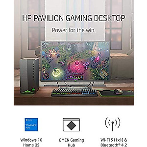 2021 Newest HP Pavilion Gaming Desktop Computer, AMD 6-Core Ryzen 5 3500 Processor(Beat i5-9400, Upto 4.1GHz), GeForce GTX 1650 Super 4 GB, 8GB RAM, 256GB PCIe NVMe SSD,Mouse and Keyboard, Win 10 Home