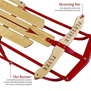 Flexible Flyer Paricon 54-Inch Sled