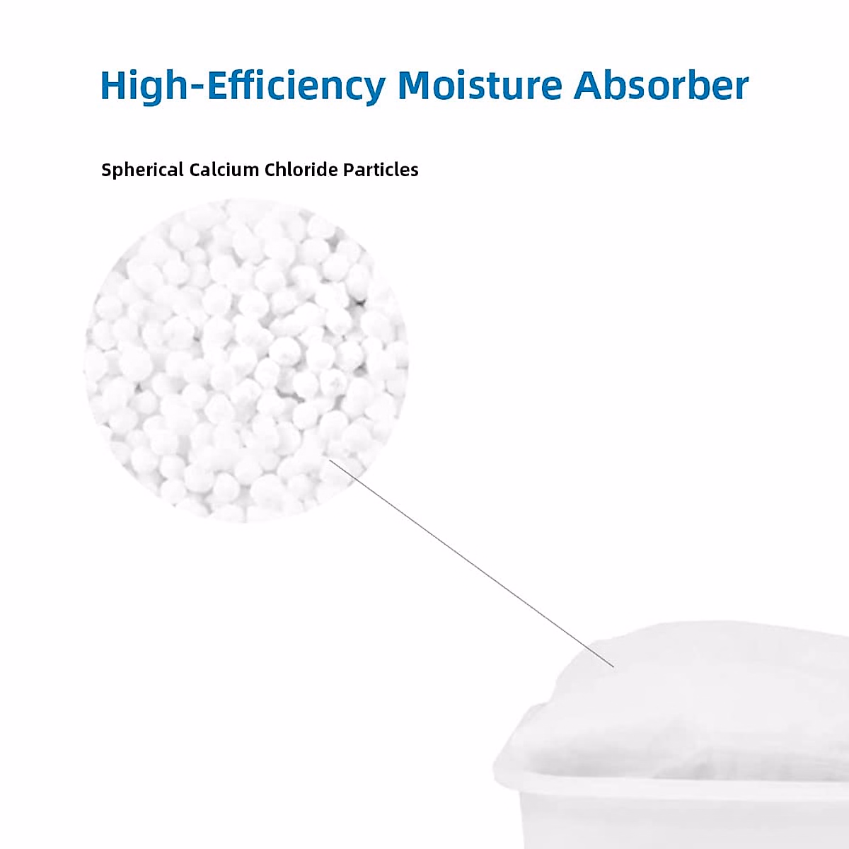 CANAGER Moisture Absorber Refill Bags 3 Packs, Fragrance Free, Individual Packaged Dehumidifier and Efficient Refill Moisture Absorber, Easy to Replace and Operate.