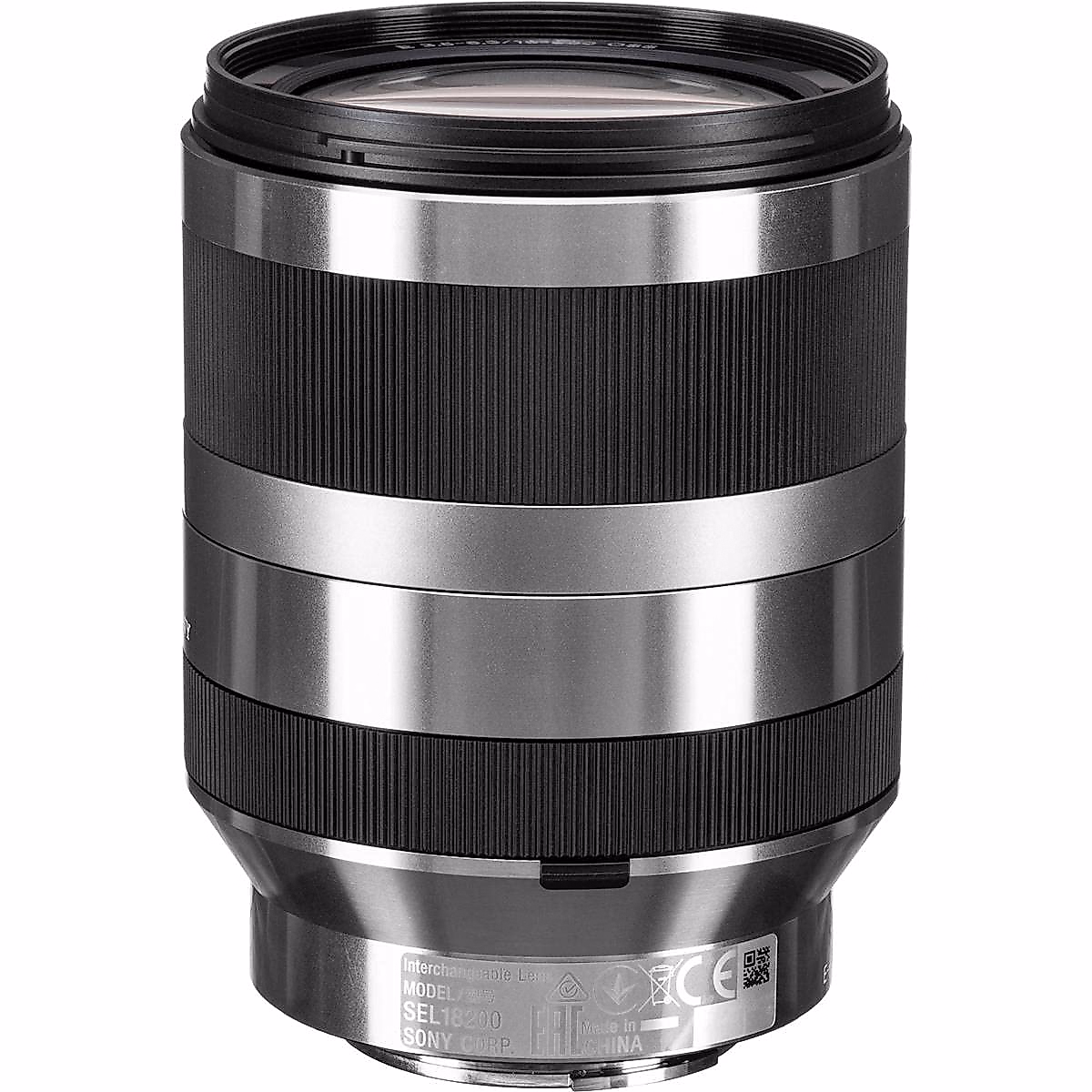 Sony Alpha SEL18200 E-Mount 18-200mm F3.5-6.3 OSS Lens (Silver)