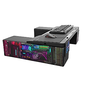 Cyberpunk Couchmaster CYCON² - CYPUNK Limited Edition - Leather Look Black - Couch Gaming USB-Hub Desk for Mouse & Keyboard for PC, PS4/5, XBOX One/Series X