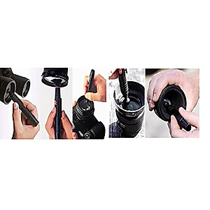 Raynox DCR-250 2.5x Super Macro Lens Universal Snap-on Mount for 52mm to 67mm + Lens Optic Pen Cleaner + 1 VCC113 Micro-Fiber Cloth, Black