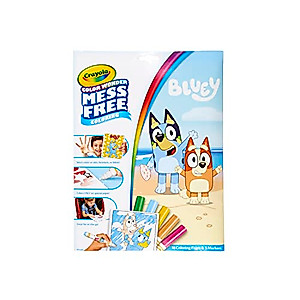 Crayola Bluey Color Wonder Coloring Book Pages & Markers, Mess Free Coloring, 18 Pages, Gift