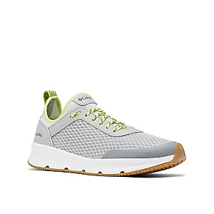 Columbia Mens Summertide Water Shoe, Steam/Voltage, 10.5 US Grey, Yellow