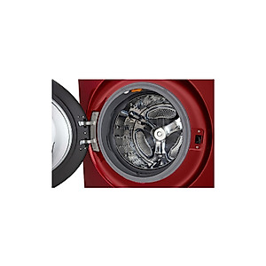 LG WKEX200HRA WashTower Washer and Dryer with TurboWash (Candy Apple Red)