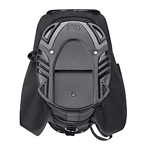 WILSON Staff EXO II Men's Golf Bag - Carry, Black/Silver