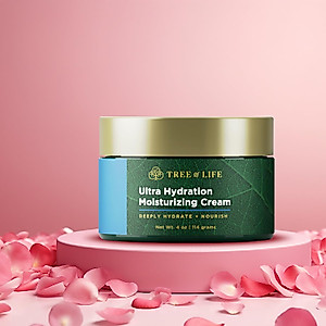 Tree of Life Beauty Hydrating and Moisturizing Face Cream with Botanical Hyaluronic Acid, 4 Fl Oz