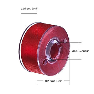 100 Pcs/Colors Prewound Sewing Bobbins Thread Sewing Machine Thread Kit Size A