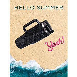 40 oz Black Bling Tumbler With Handle Rhinestones Tumbler With Lid and Straw Fix for Car Cup Holder Insulated Stainless Steel Double Wall Water Cup Travel Mug Tumbler.