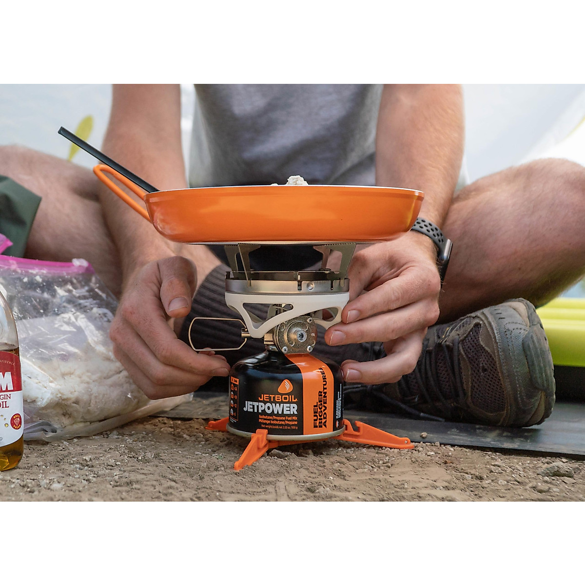 Jetboil Summit Skillet Non Stick Camping Cookware for Jetboil Backpacking Stoves