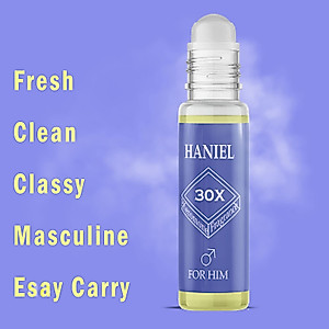 Haniel Pheromone Perfume Oil For Men Good Scent To Hold Attention,Roll on Model Intense Sensuality Masculinity that seduced without cause