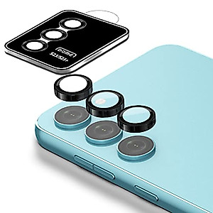 [Dome Camera Ring type] Galaxy S23 & S23 Plus Camera Protector by Whitestone [One Touch Installation] - 1 Pack