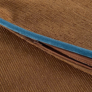 Paseo Road by HiEnd Accents | San Angelo 4 Piece Comforter Set, Super King, Paisley Pattern, Red Bed Skirt, Western Rustic Farmhouse Style Bedding Set, 1 Comforter, 1 Bedskirt, 2 Pillow Shams