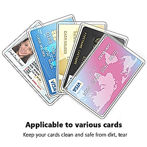 6 Pack 12mil New Medicare Card Protector Sleeves and 6 Pack RFID Blocking Card Sleeves for Insurance, Social, Security, Metro, License, Credit Cards