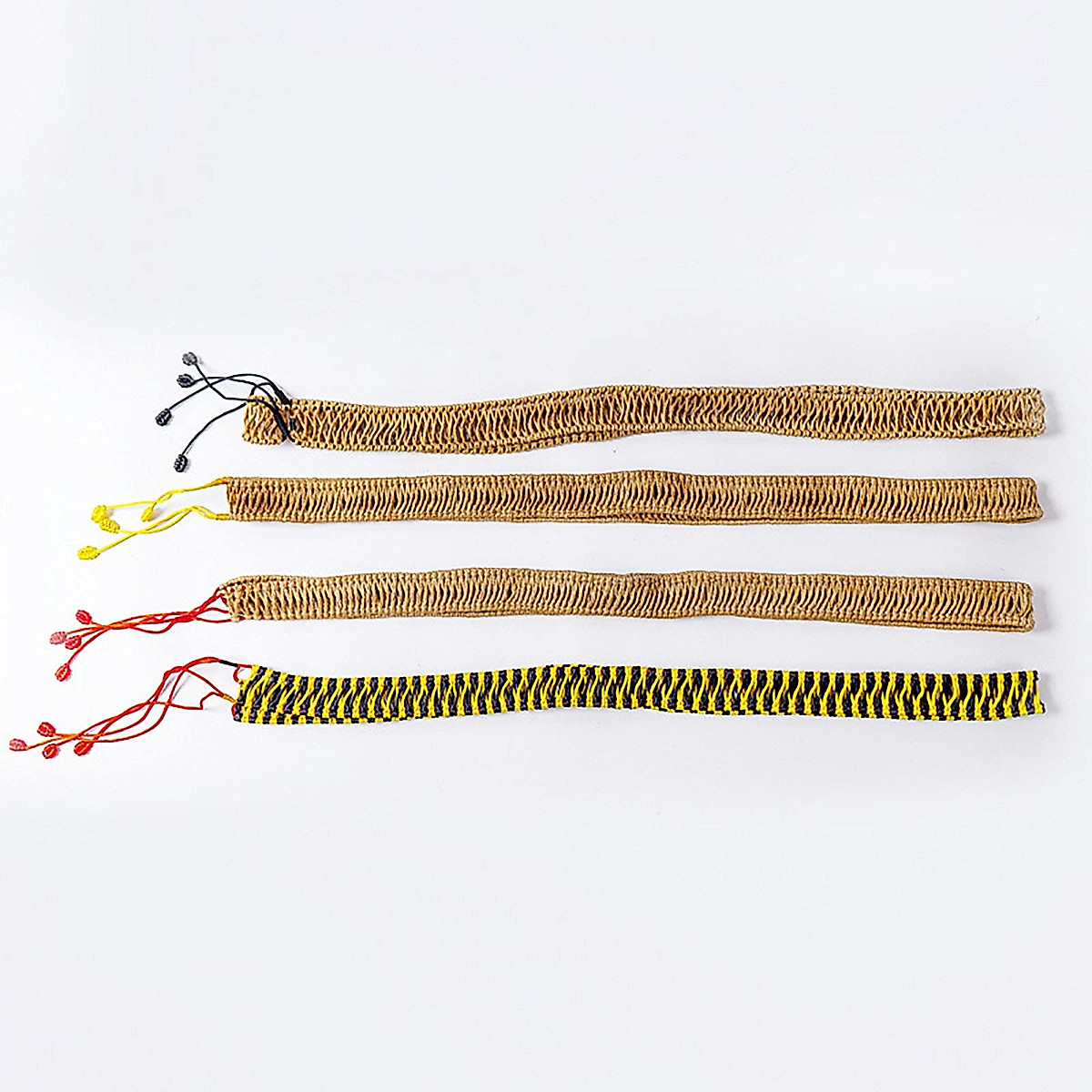 Handpan Rope Braid, Handpan Rattan Rope Surround Decoration, Apply to 21Inch -25Inch Steel Drum, Pure Handmade, Protection Buffer, Eliminate Noise ( Color : C )