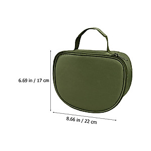 BESPORTBLE Reel Storage Pouch Fishing Bag Organizer Outdoor Pearl Cotton Fishing Reel Storage