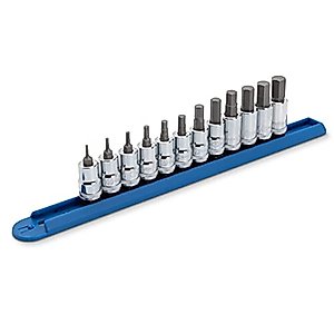 GEARWRENCH 12 Pc. 3/8" Drive Hex Bit Socket Set, Metric - 80580