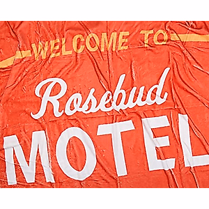 CultureFly Schitt's Creek Rosebud Motel Plush Fleece Throw Blanket