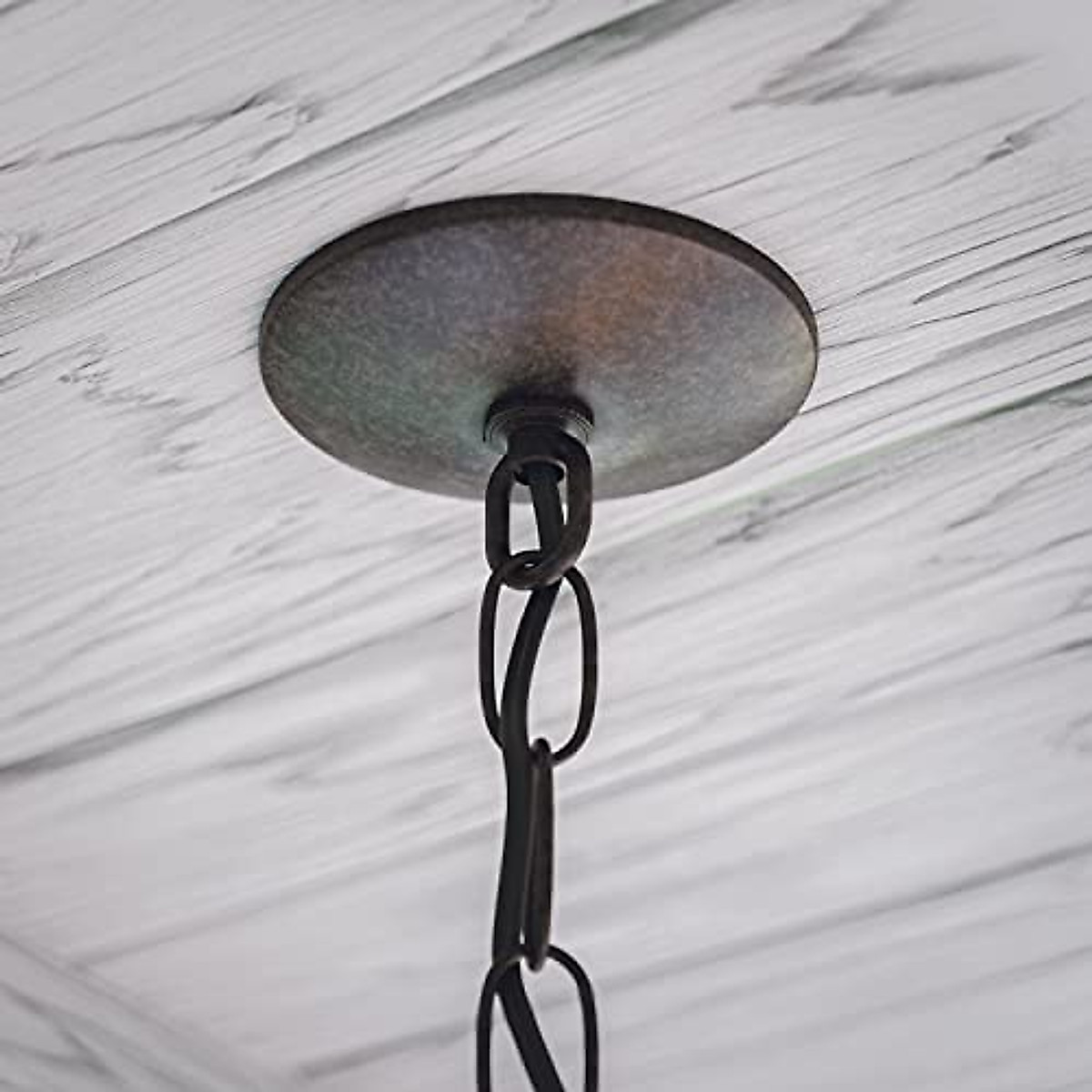 Kenroy Home Regas 3 Lt Wood Bead Chandeliers, Medium, Golden Bronze