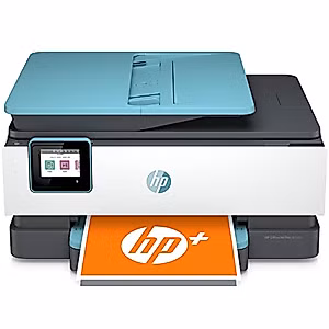 HP OfficeJet Pro 8028e All-in-One Wireless Color Inkjet Printer, Print Copy Scan Fax for Home Office Use, 20 ppm, Auto Duplex, 2.7" Color TS, Wi-Fi, Lanbertent Printer Cable